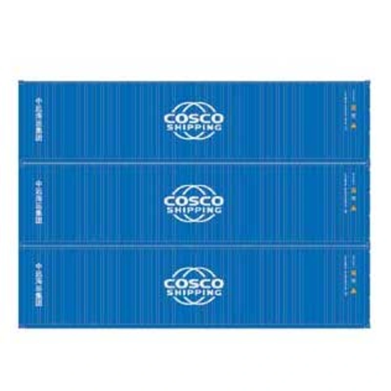 Athearn 27040 HO Scale 40' High Cube Container Cosco Shipping 3 Pack ...
